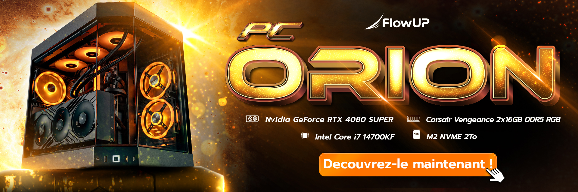 Votre PC Gamer au meilleur prix ! / FlowUP Boutique PC gamer