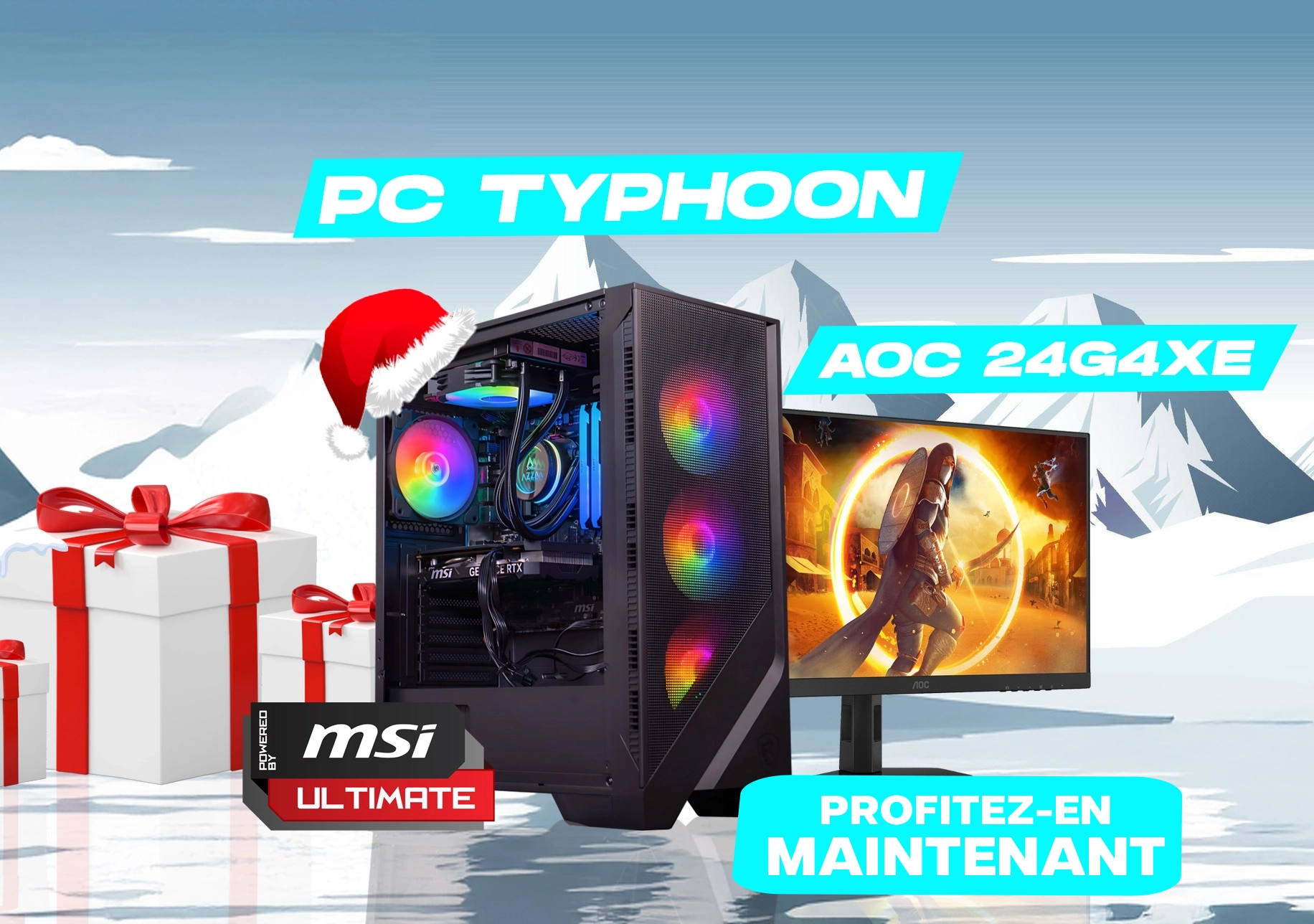 PC Gamer FlowUP - Achat ordinateur gamer Black Friday